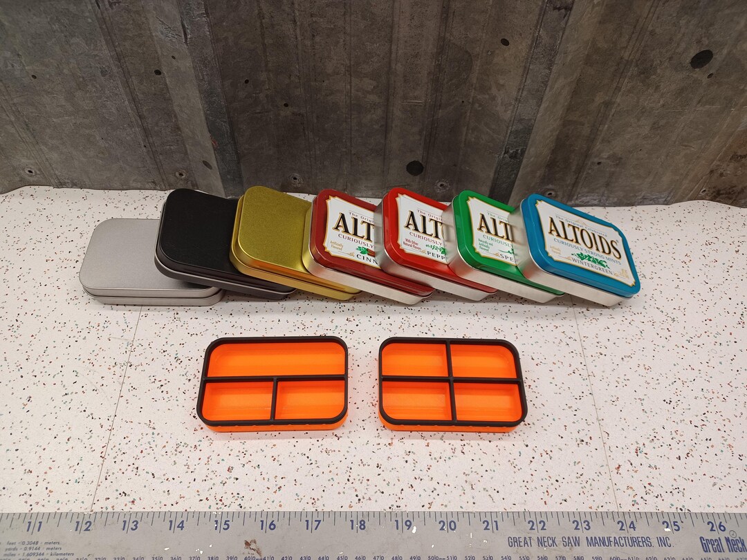 Seven Star Altoids Tin Tray Insert Organizer Box Bugout Tech - Etsy