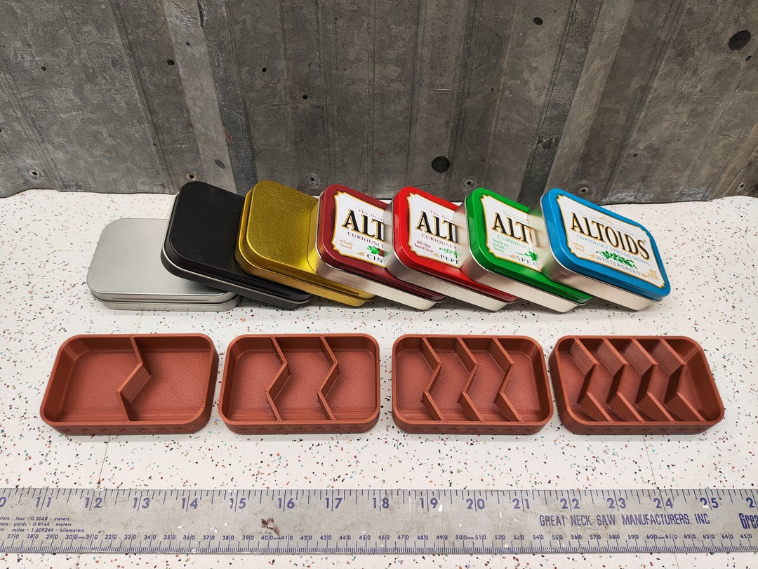 Seven Stars Altoids Tin Insert Organizer - Copper PLA - Zig Zag Design ...