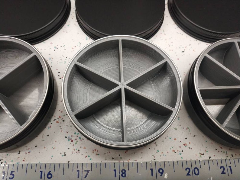 Seven Star Round Tin Tray Divider Insert Organizer Circular - Etsy