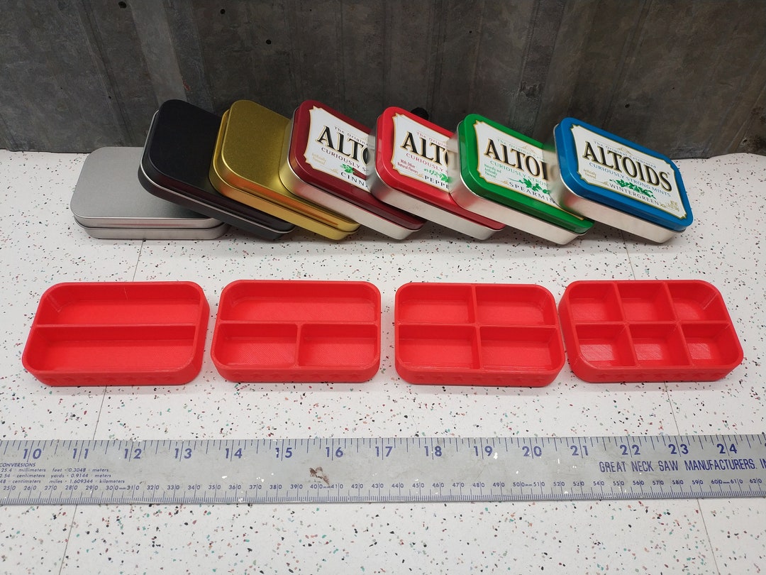 Seven Star Altoids Tin Tray Insert Organizer Art Storage Fishing Bugout ...