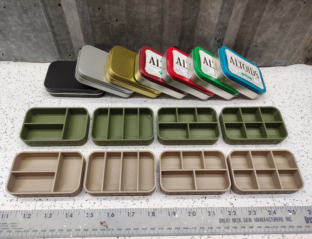 Altoids Tin Insert Organizer, Military Style, 3D Printed PLA - Etsy