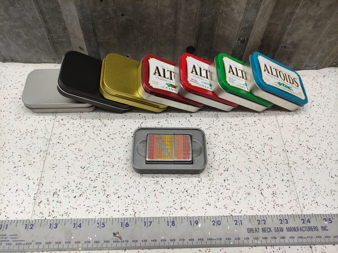 Altoids Tin Insert Organizer: Zippo Lighter, 3D Printed PLA - Etsy