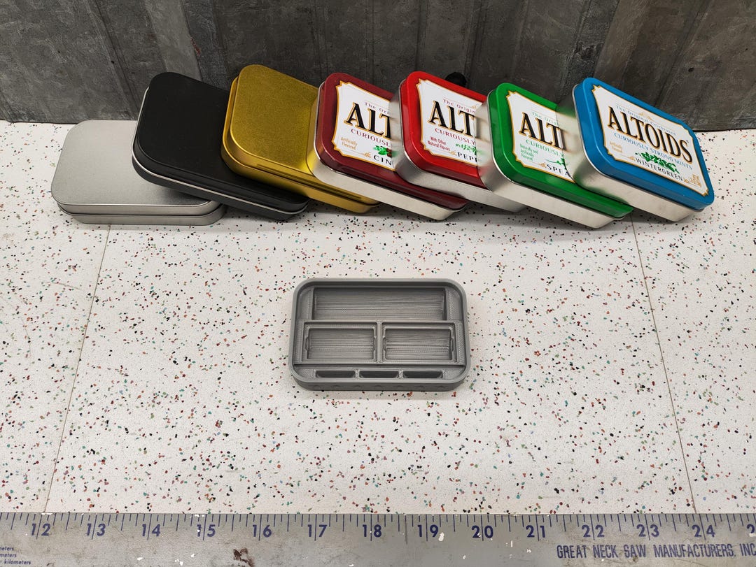 Seven Star Altoids Tin Tray Insert for Range Bag Battery Storage of ...