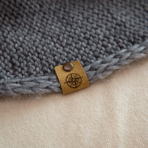 Faux Leather Tags. Rivet Labels. Personalized Tags. Clothing Labels ...