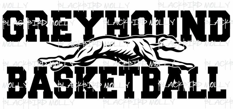 Greyhound Basketball Logo Design - Etsy