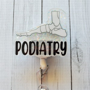 Podiatry Badge Reel, Podiatrist, Feet, Foot, Doctor, MA, Badge Holder ...