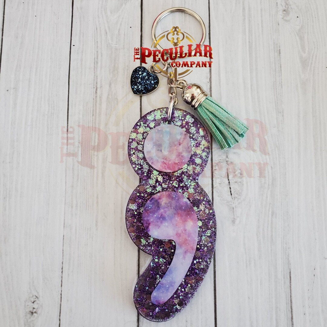 Semicolon You are enough. Keychain - Etsy.de