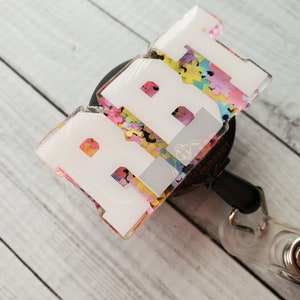 RBT Badge Reel: Registered Behavior Technician, Acrylic Epoxy, Handmade ...