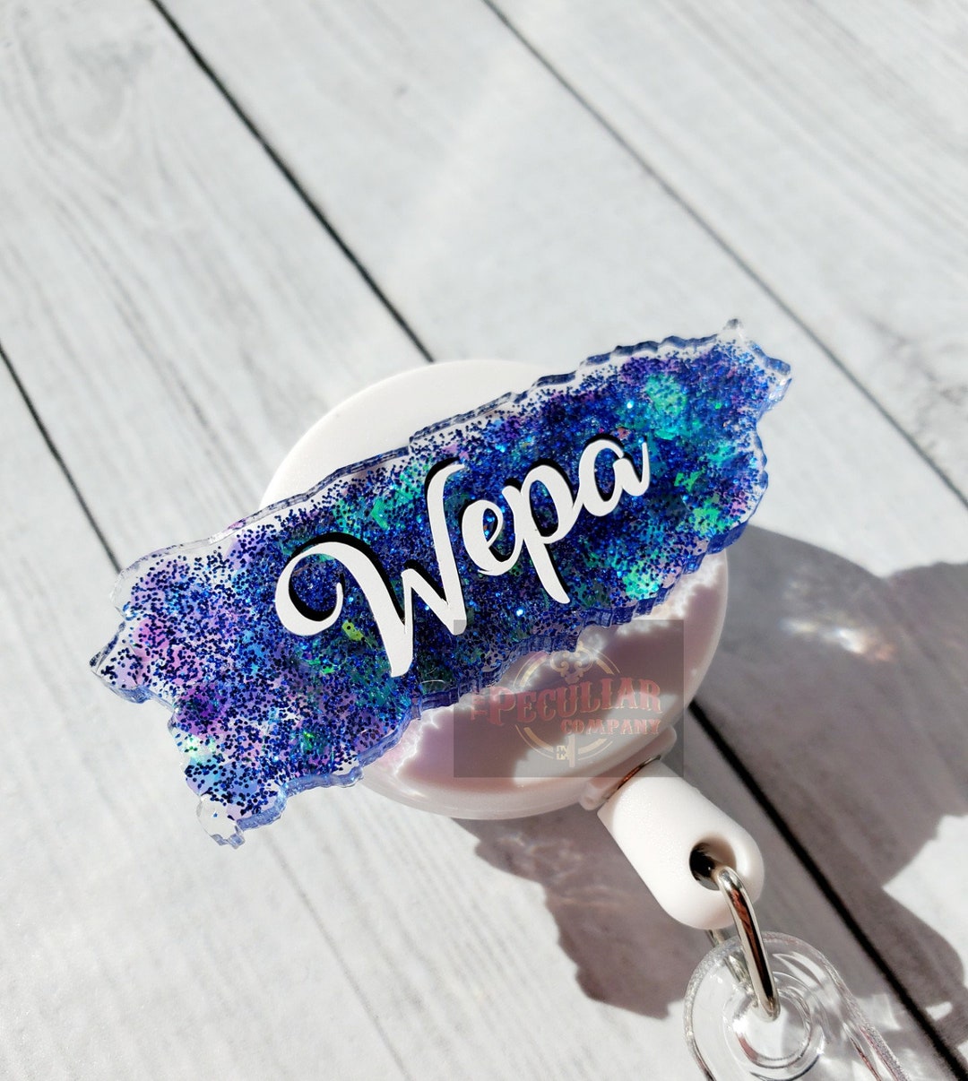 WEPA Puerto Rican Badge Reel, Boricua, PR, Puerto Rico, Isla Del ...