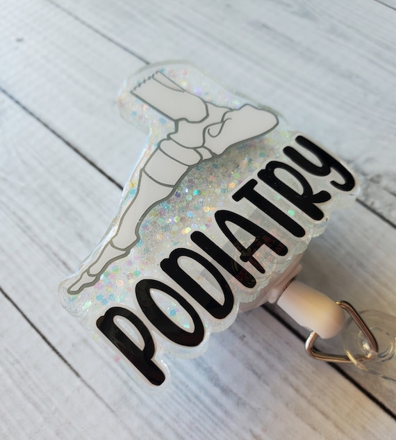 Podiatry Badge Reel Podiatrist Feet Foot Doctor MA | Etsy