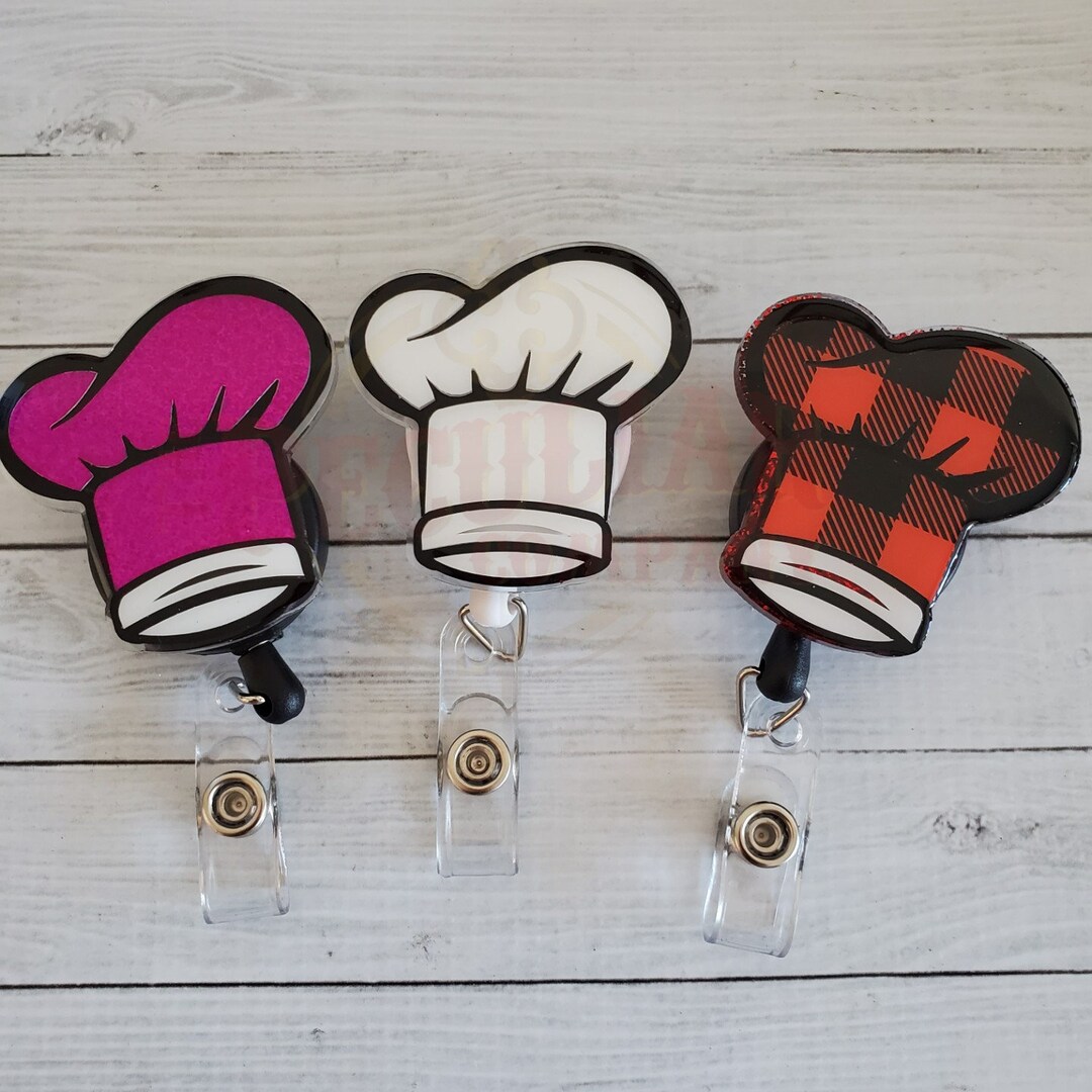 Chefs Hat Badge Reel, Sous Chef, Kitchen, Restaurant Workers, Hospital ...