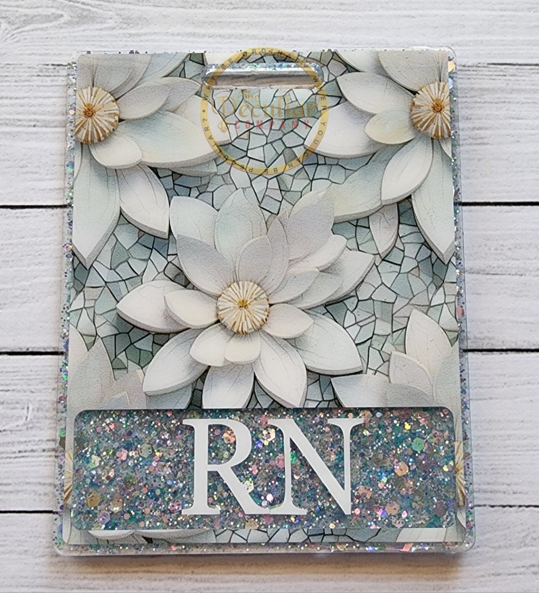 Mosaic White Lotus Badge Buddy (variety of Sizes) - Etsy