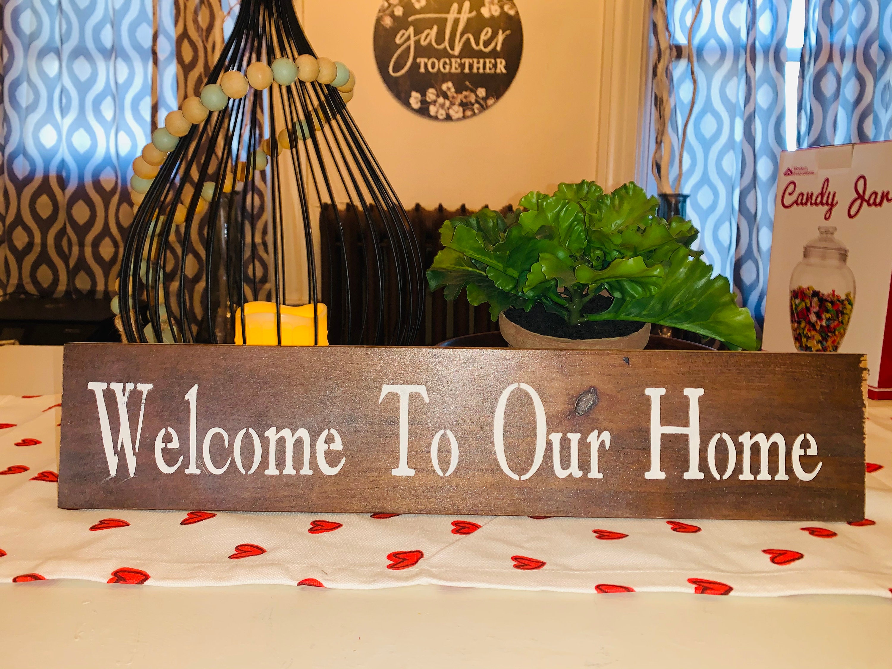 Welcome to Our Home Sign - Etsy