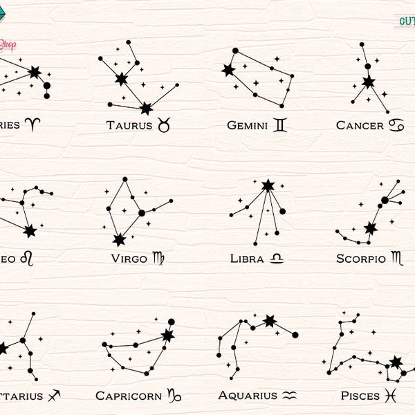 Constellation Svg - Etsy