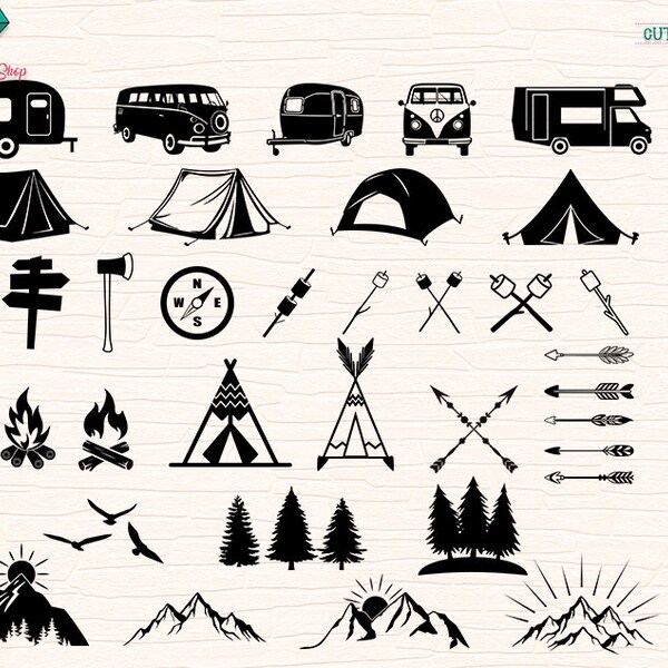 Camping Svg - Etsy