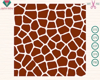 Giraffe Spots Svg | Etsy