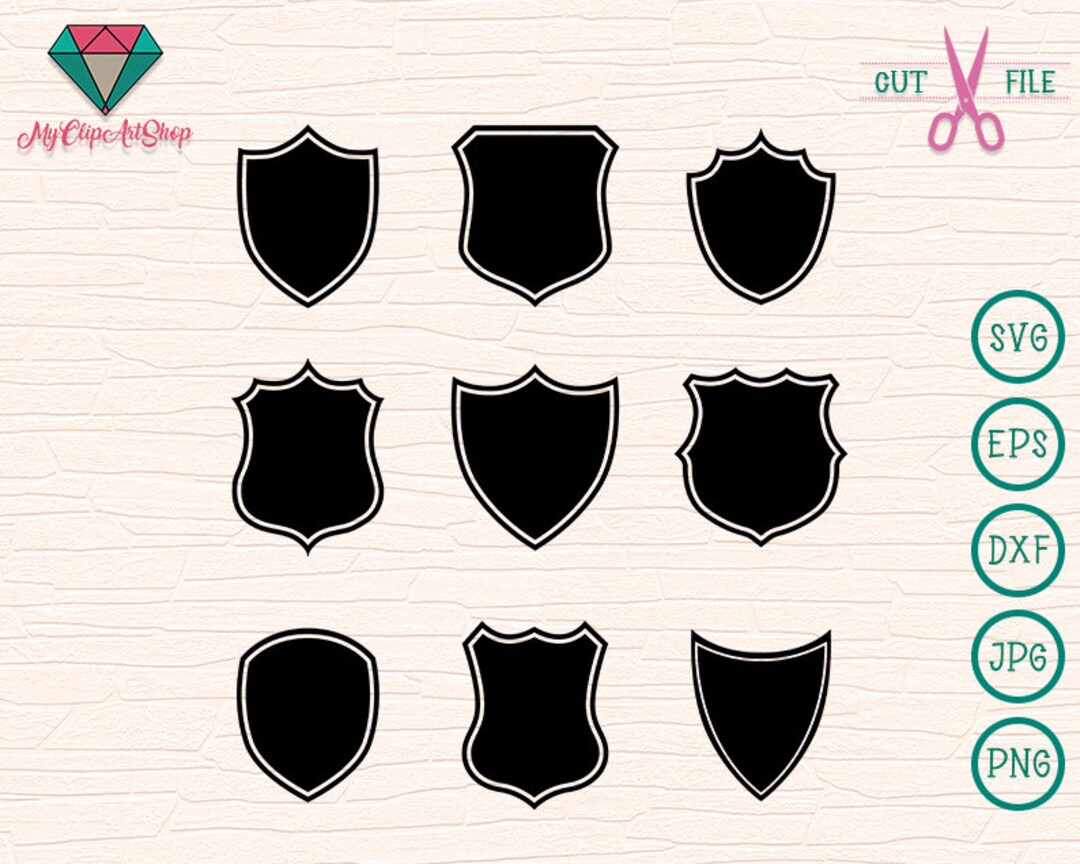 Shield Svg Shield Svg Bundle Shield Cut Files Shield Svg Files for ...