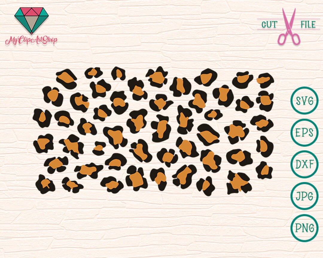 Leopard Print SVG, Cheetah Print Svg, Animal Print Svg, Leopard Pattern ...