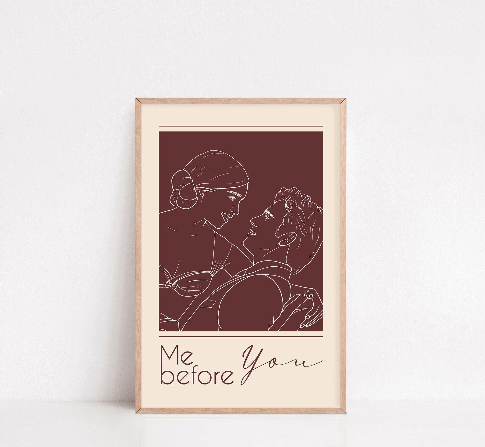 Me Before You/movie Poster/printable Wall Art/line - Etsy