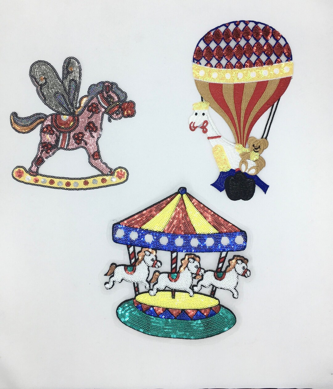 Sequin and Embroidery Kid's Animal Circus Patches - Ships From USA - Etsy