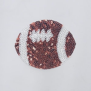 Sequin and Chenille Football and Helmet Patches - Ships From USA - Etsy