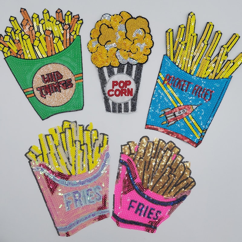 Iron on French Fries Patch - Etsy