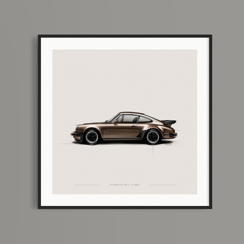 Porsche Art - Etsy