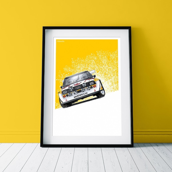 Audi Quattro Poster - Etsy