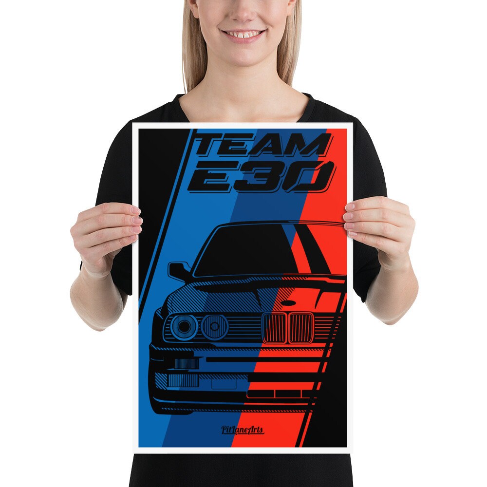 BMW M3 E39 Poster Print Team E30 papier de qualité Imprimé - Etsy France
