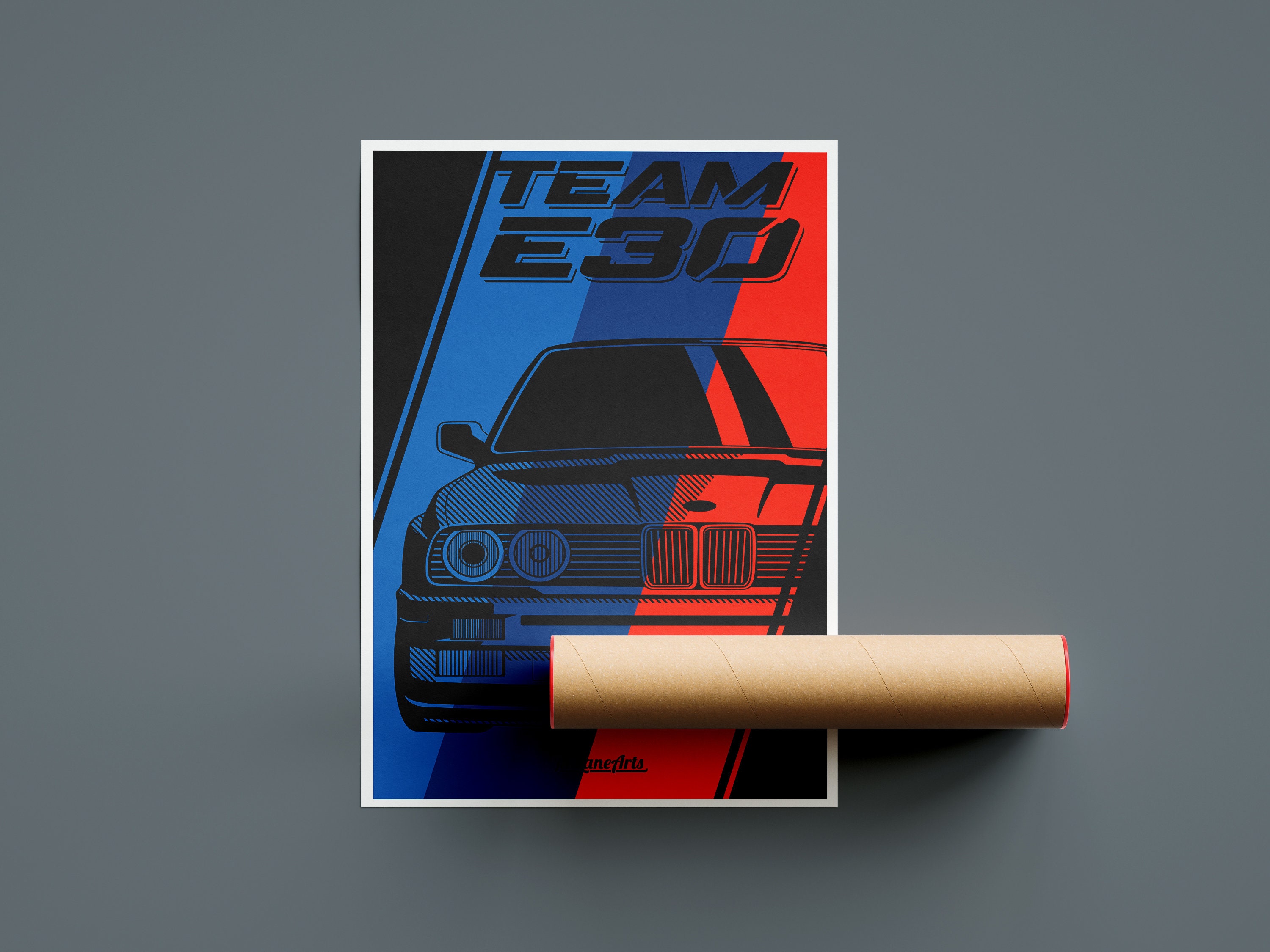 BMW M3 E39 Poster Print, Team E30 papier de qualité Imprimé, cadeau ...