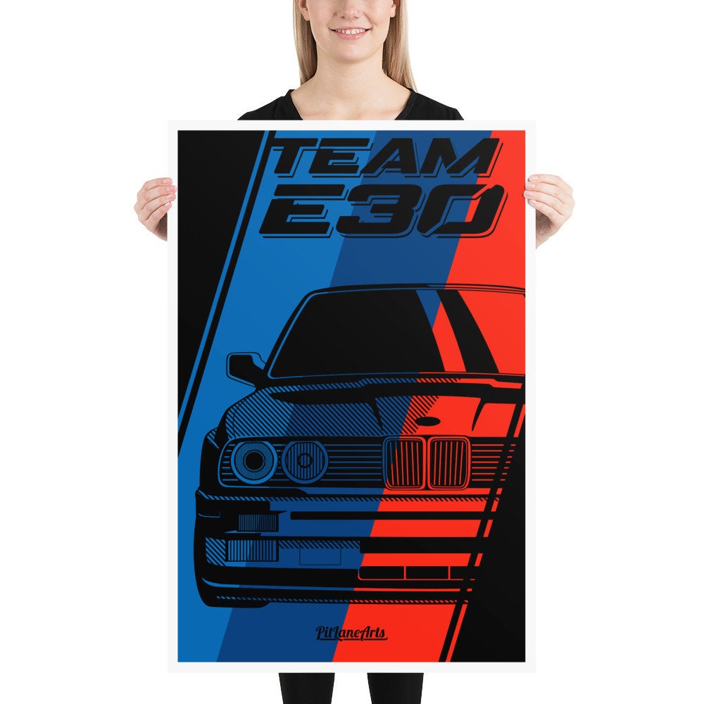 BMW M3 E39 Poster Print Team E30 papier de qualité Imprimé - Etsy France
