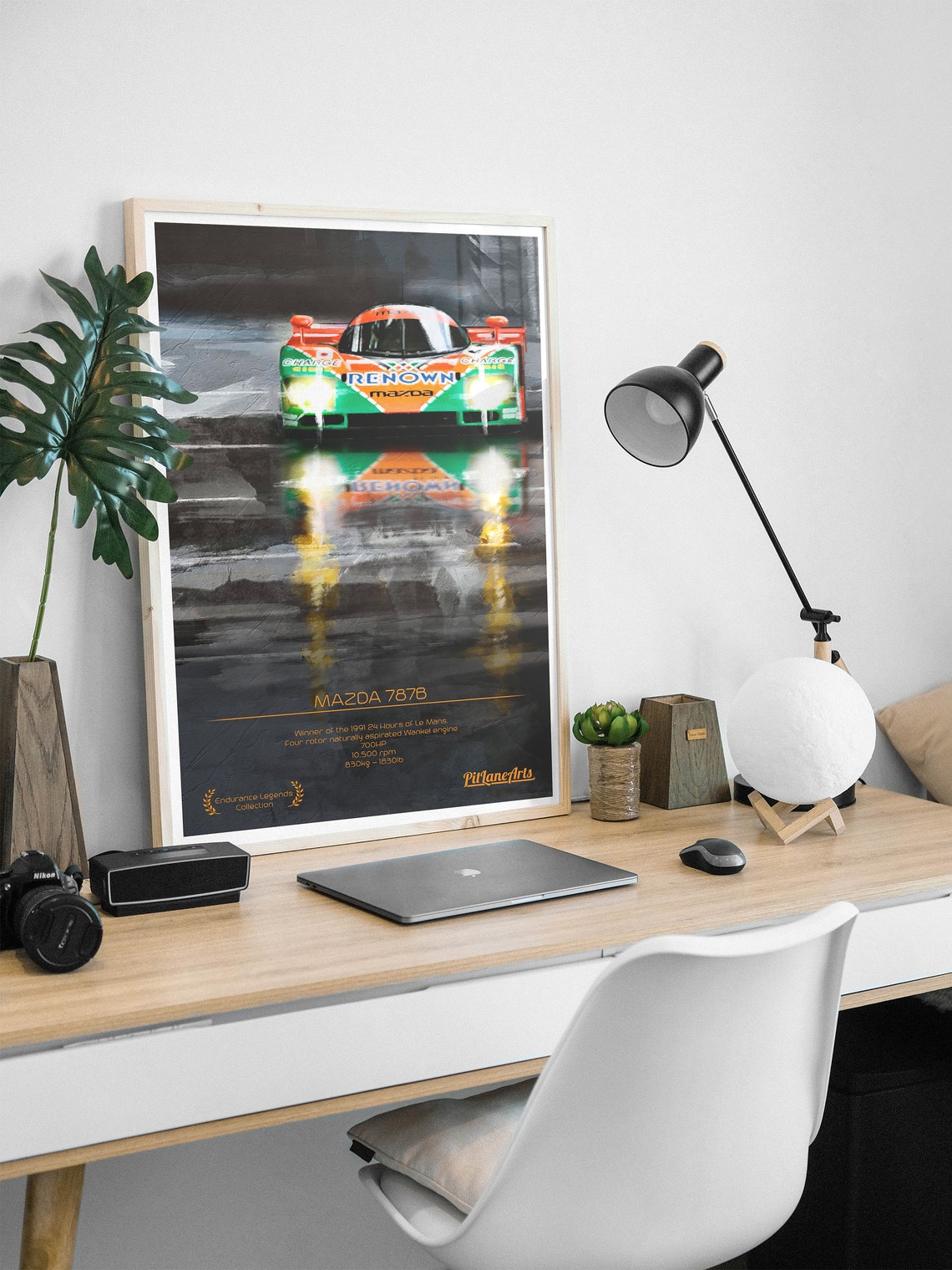 Mazda 787B Poster Print 787 B Iconic Endurance Race Car - Etsy
