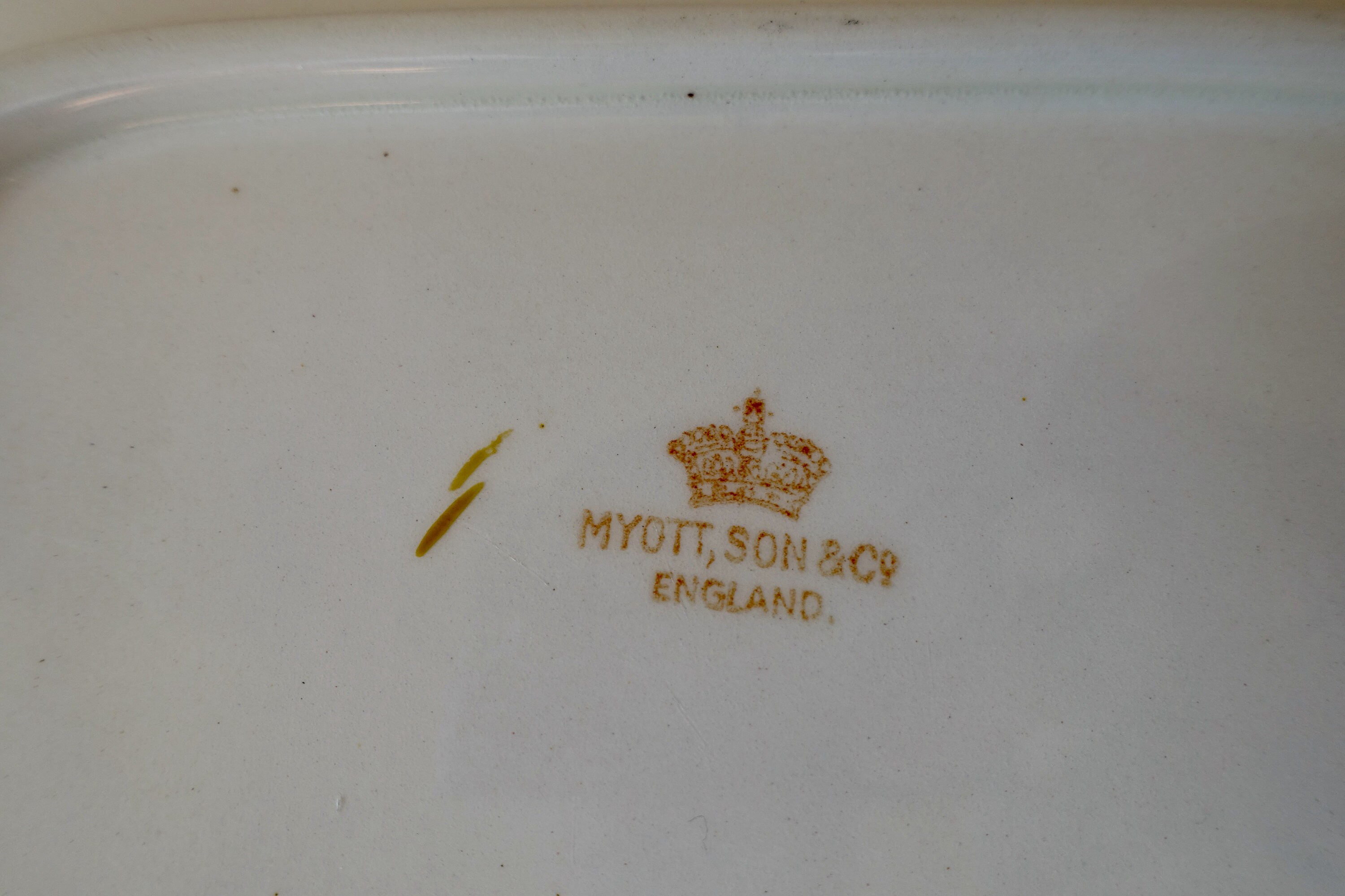 Myott, Son & Co. Staffordshire English Ceramics Serving Tray Plate ...