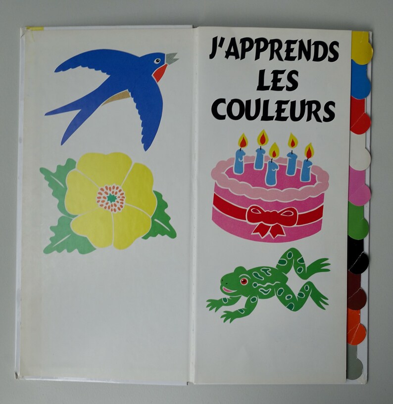 Rare Children's Learning Colors Book Panda J'apprends Les Couleurs Mon ...