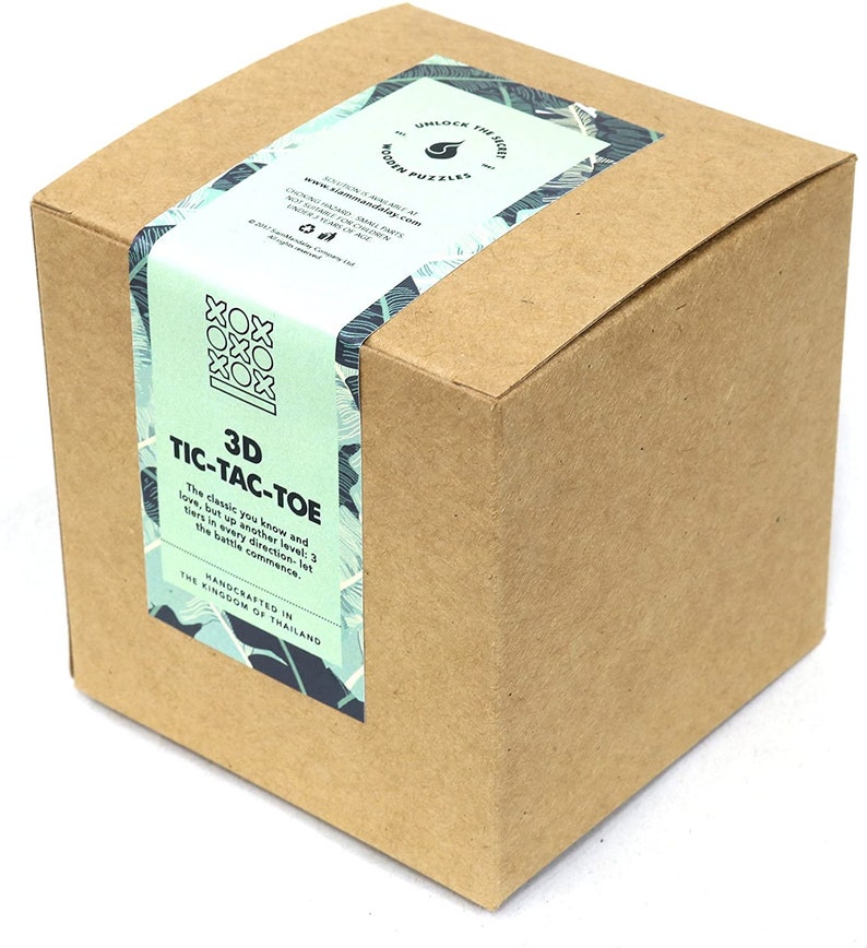 3D Tic Tac Toe Wooden XOXO Game Tic Tac Toe Game Wood Tic - Etsy