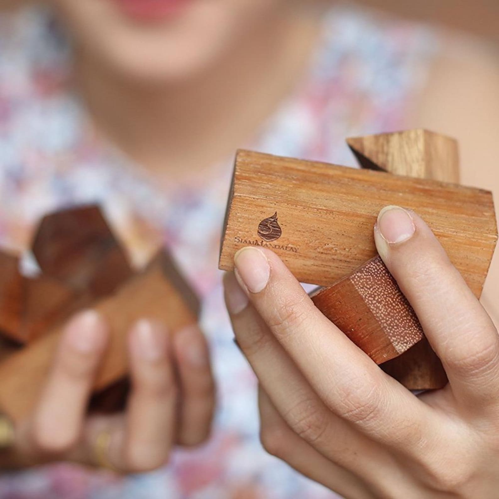 Mini Lumberjack: Interlocking Classic Puzzle for Adults Handmade Eco ...