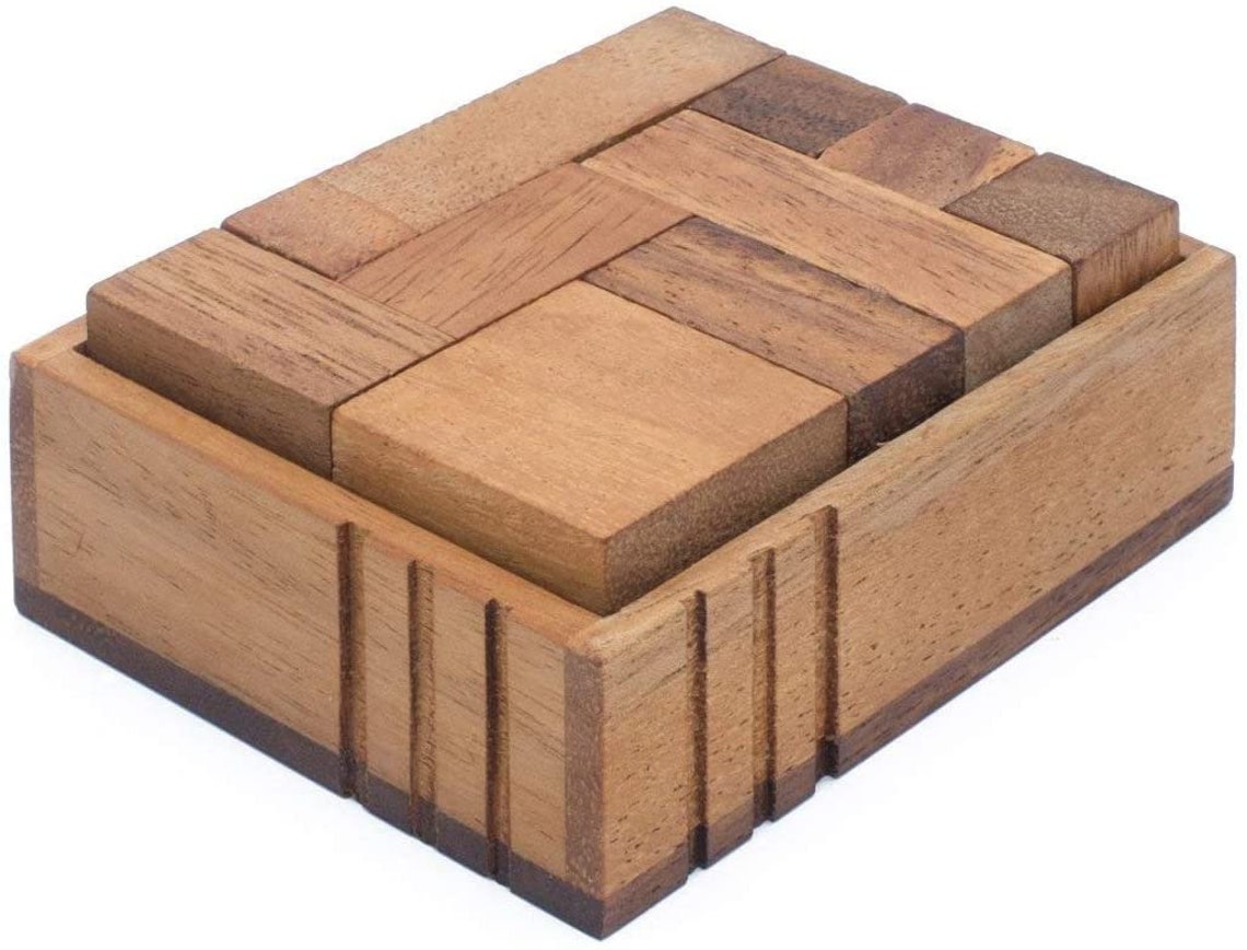 3D Wood Puzzle for Adults & Teenagers Brain Teaser Assembly Game ...
