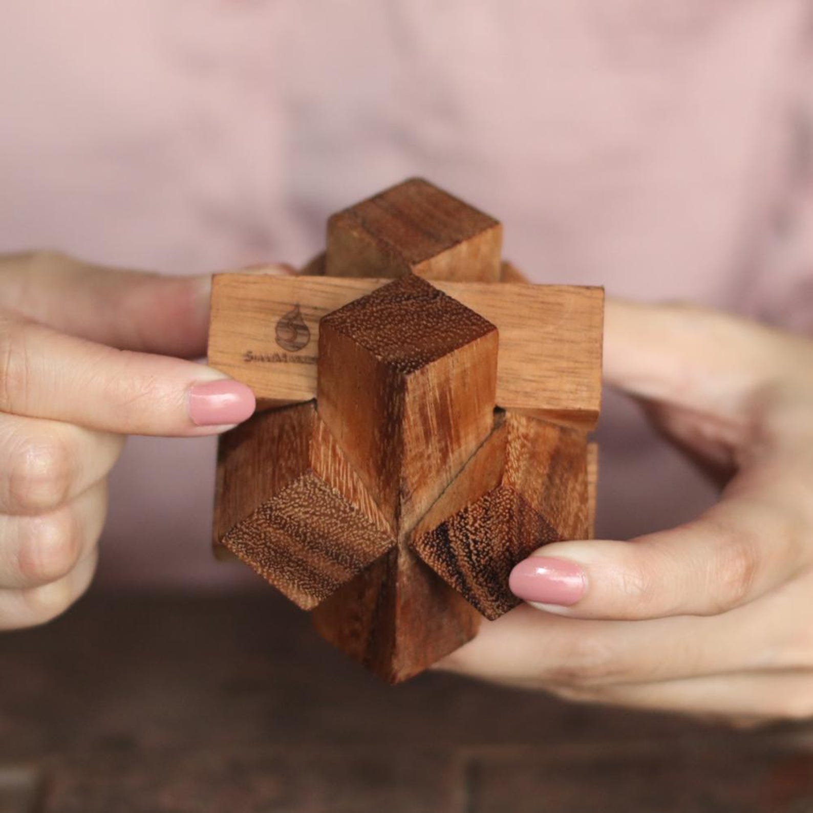 Mini Lumberjack: Interlocking Classic Puzzle for Adults Handmade Eco ...