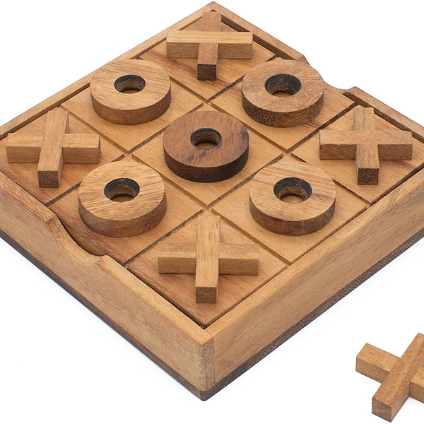 Wooden Tic Tac Toe Board - Etsy