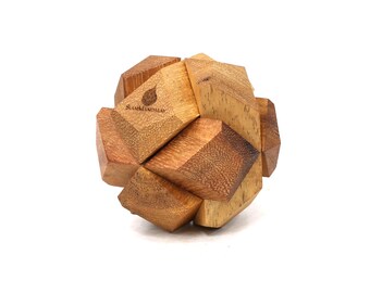 Mini Lumberjack: Interlocking Classic Puzzle for Adults Handmade Eco ...