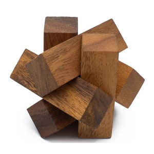 Mini Lumberjack: Interlocking Classic Puzzle for Adults Handmade Eco ...