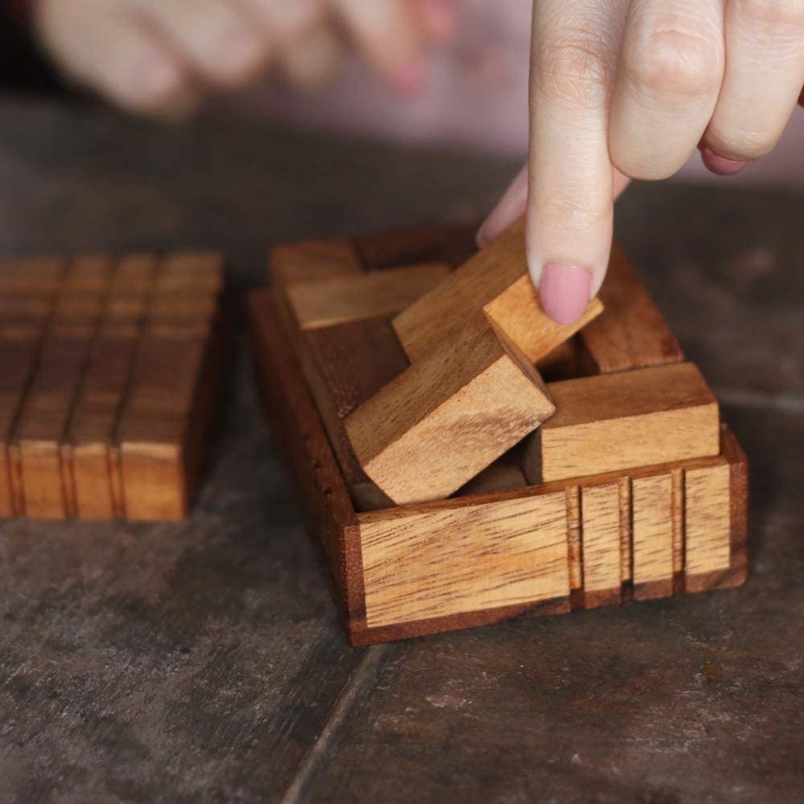 3D Wood Puzzle for Adults & Teenagers Brain Teaser Assembly Game ...