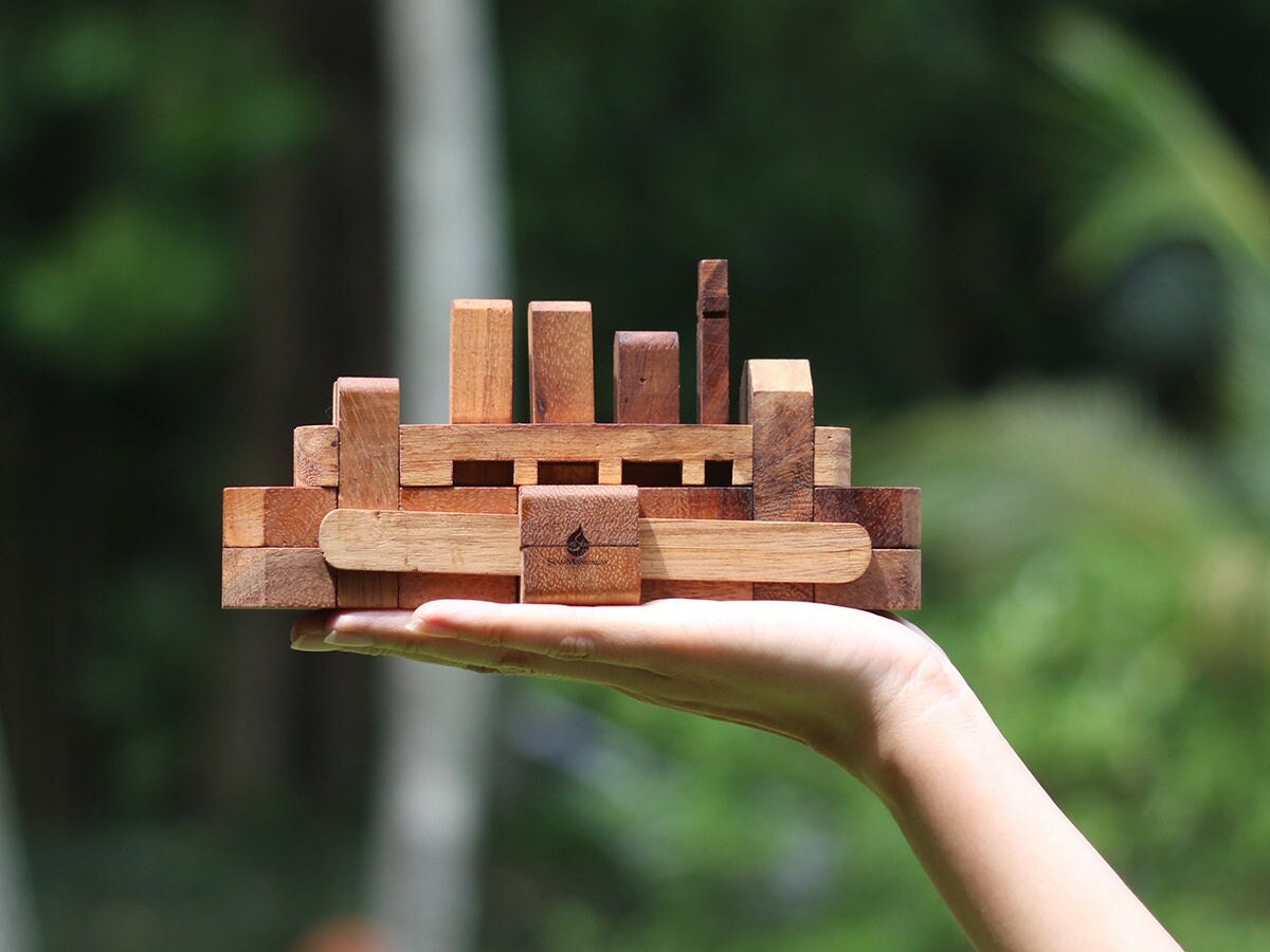 3D Wooden Ship Puzzle: Nautical Brain Teaser for Adults - Etsy
