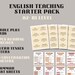 Sentence Building Flashcards for ESL Learners, ESL Classes ...