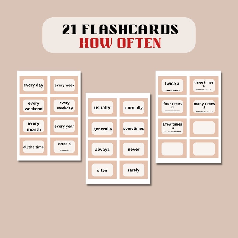 Sentence Building Flashcards for ESL Learners, Practice the Tenses and ...