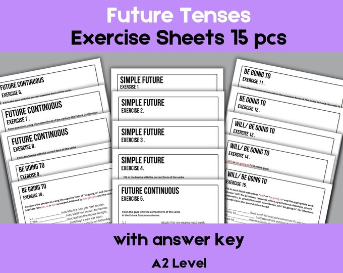 15 Drilling Exercises for ESL Beginners: Simple Future, Future ...
