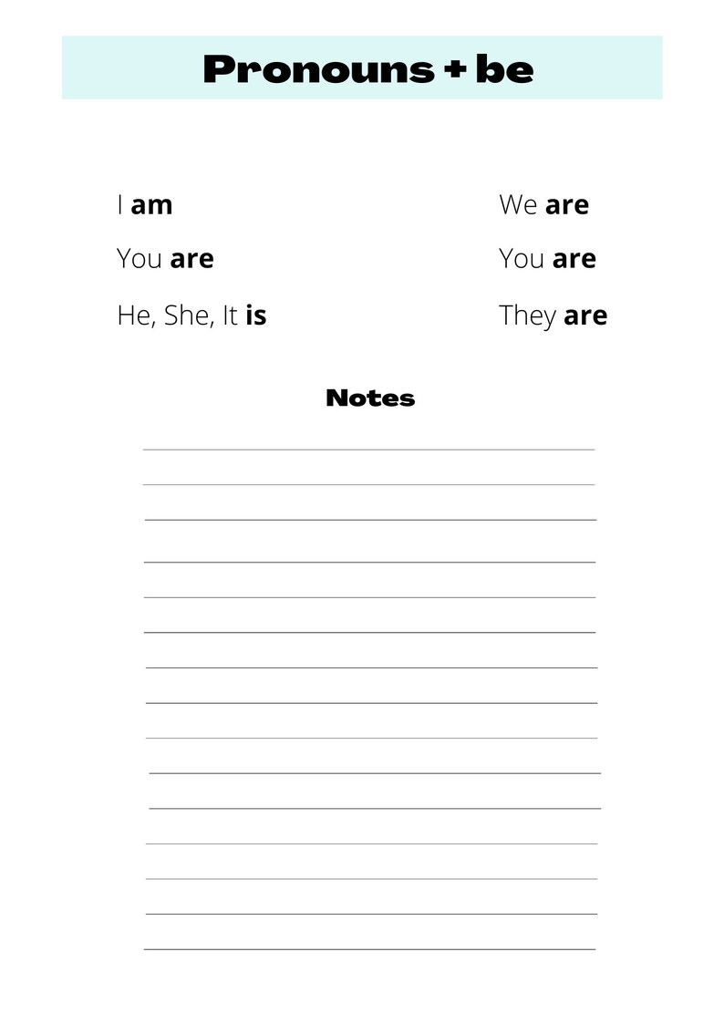 Comprehensive English Grammar Tracker Educational Sheets for English ...