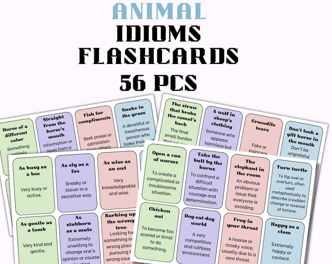Idiom Clipart - 30 PNG Graphics of Idioms ( Black and White Versions of ...