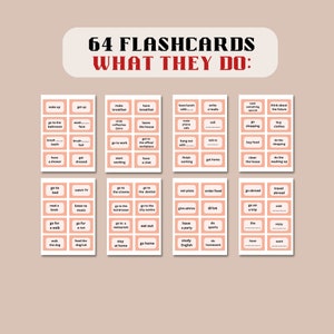 Sentence Building Flashcards for ESL Learners, Practice the Tenses and ...