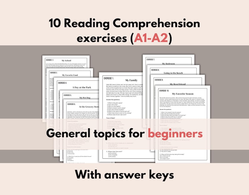 40 Pcs ESL Worksheet Bundle Present Tenses Drilling Exercises and ...